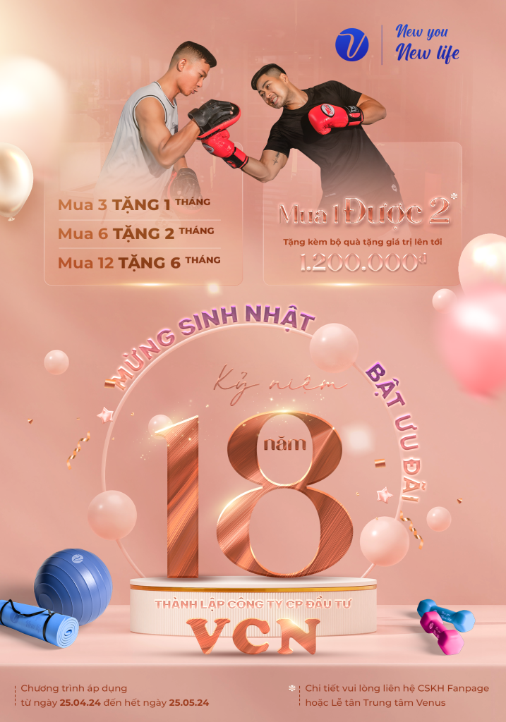 Chương trình ưu đãi - Venus Yoga & Fitness